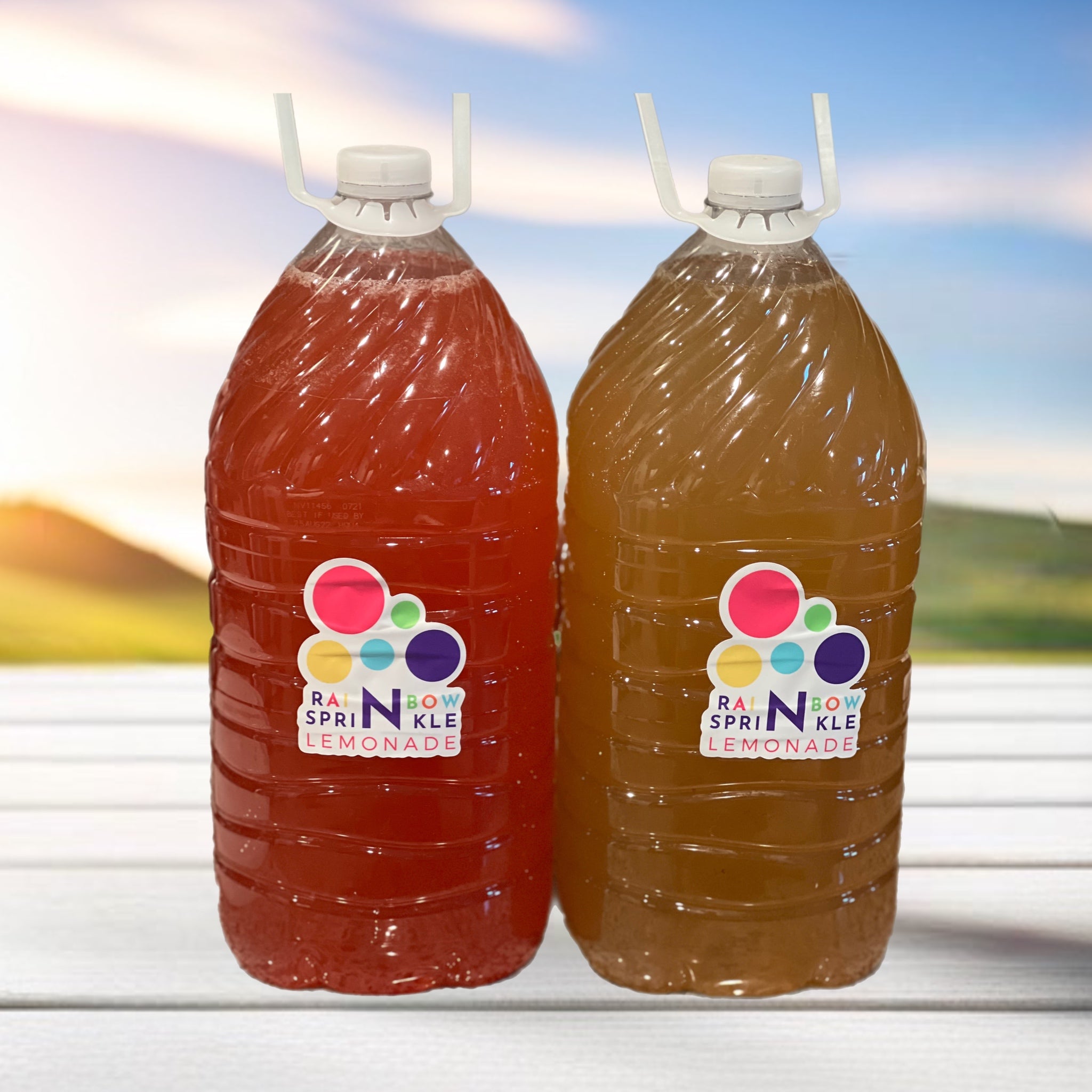 1 Gallon Bottled Lemonade – Rainbow Sprinkle Lemonade